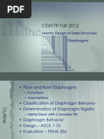 Guide To The Design of Diaphragms - 2 PDF | PDF | Truss | Beam (Structure)