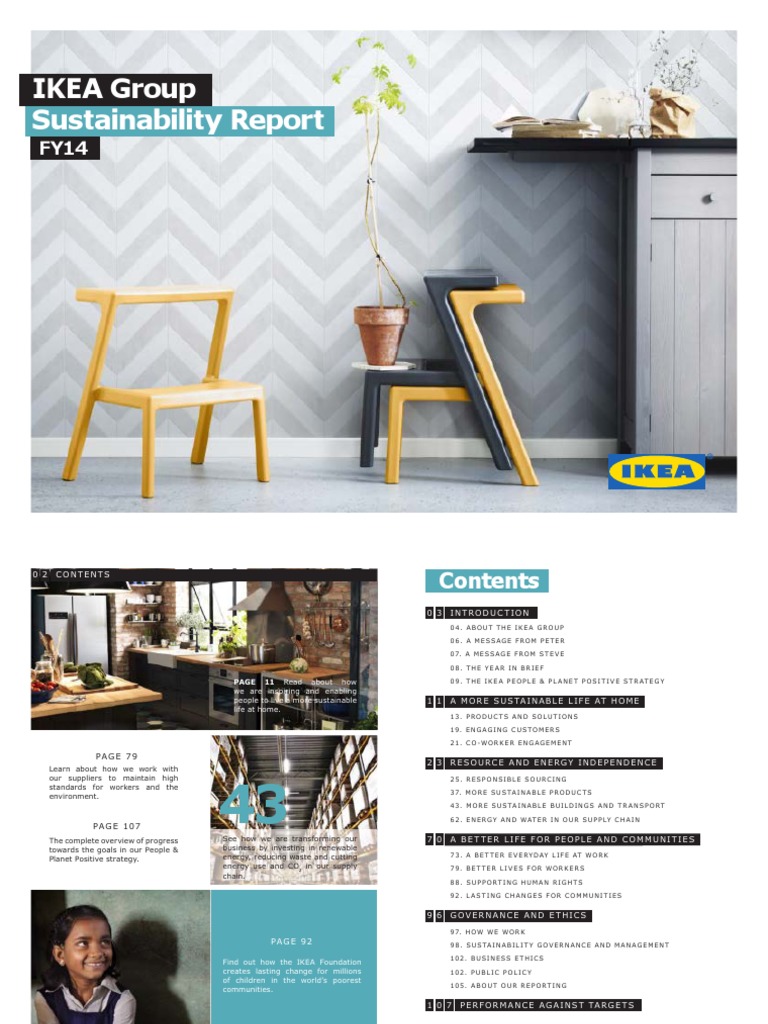 Ikea Sustainability Report 2014 | Download Free PDF | Sustainability ...