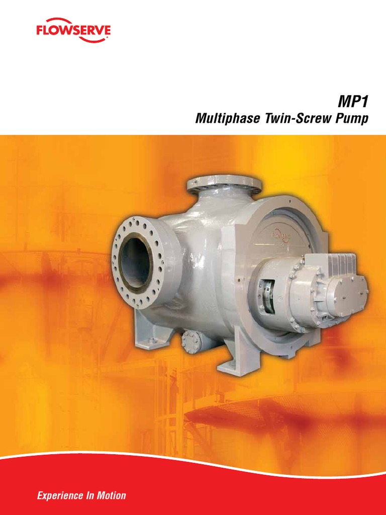 Flowserve Multiphase Pumps | PDF | Bearing (Mechanical) | Pump