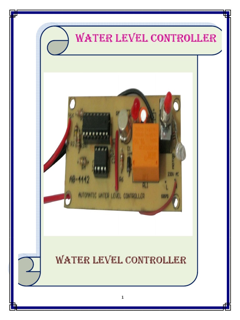 Water Level Controller | PDF | Capacitor | Relay