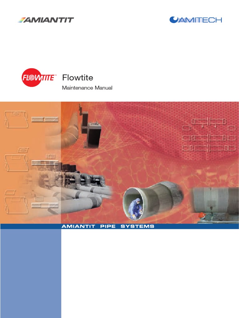 Flowtite: Maintenance Manual | PDF | Fiberglass | Pipe (Fluid Conveyance)