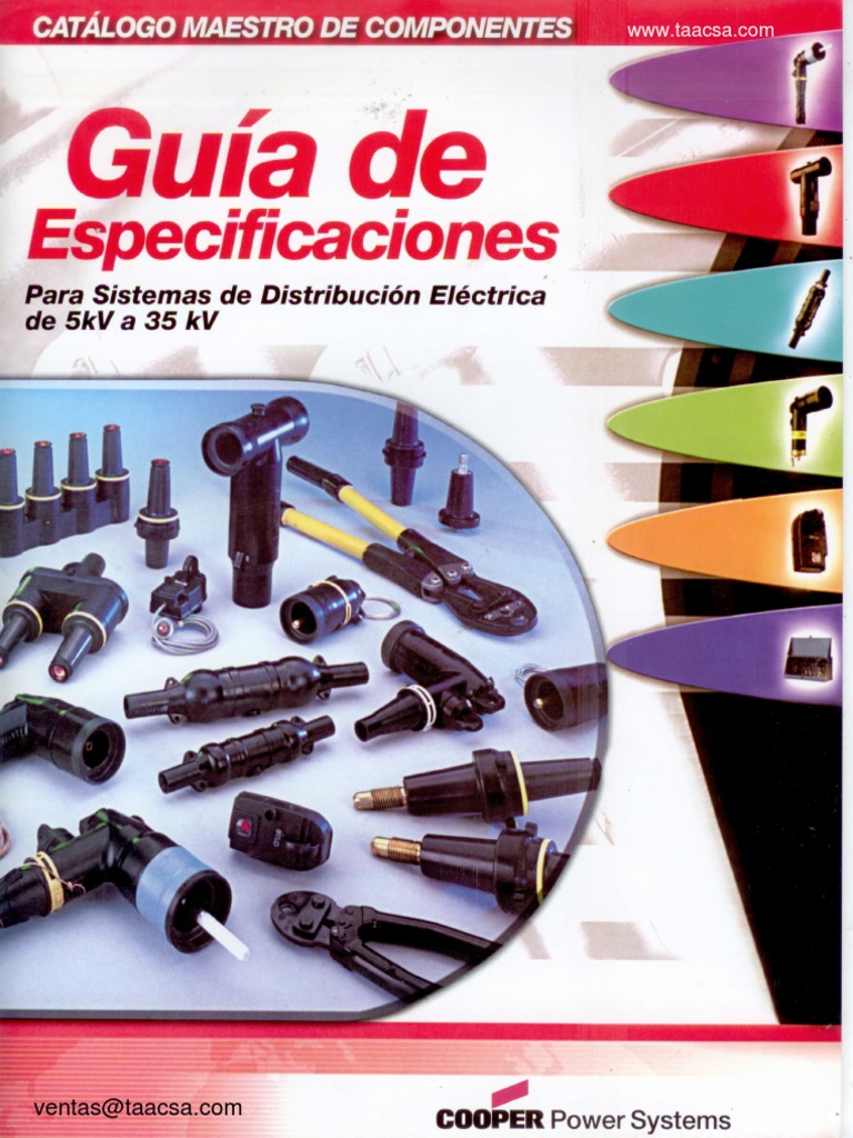 Catalogo de Botas y Pararrayos Cooper | PDF | Transformador | Electricidad