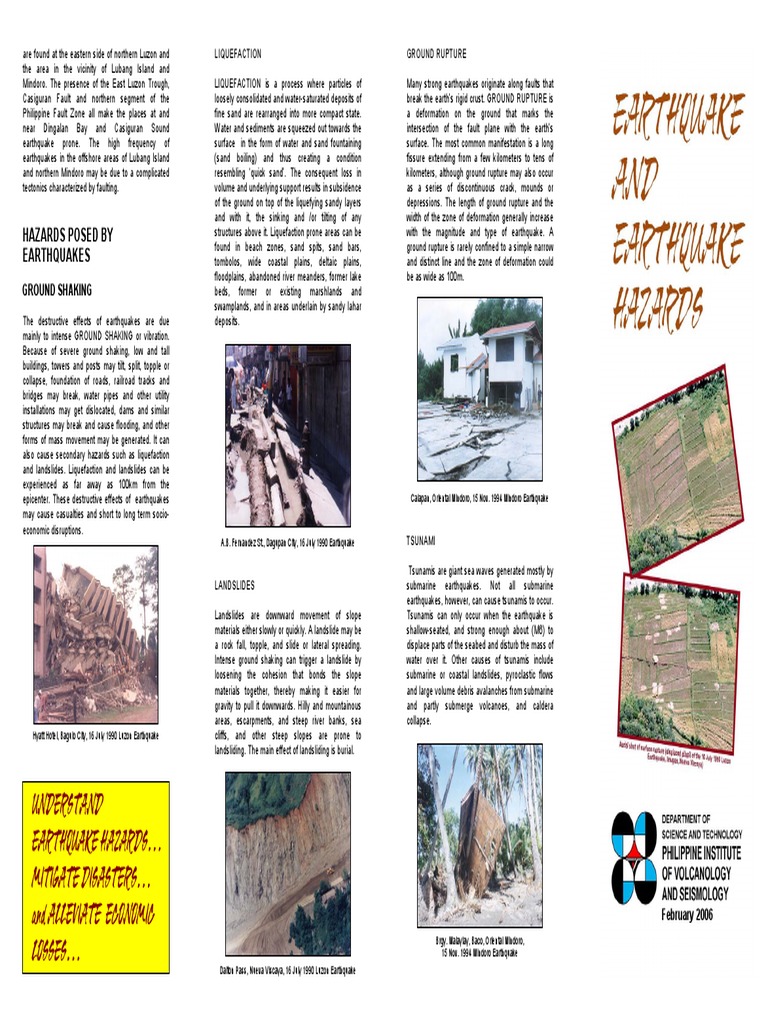 Earthquake Hazards | PDF | Earthquakes | Fault (Geology)