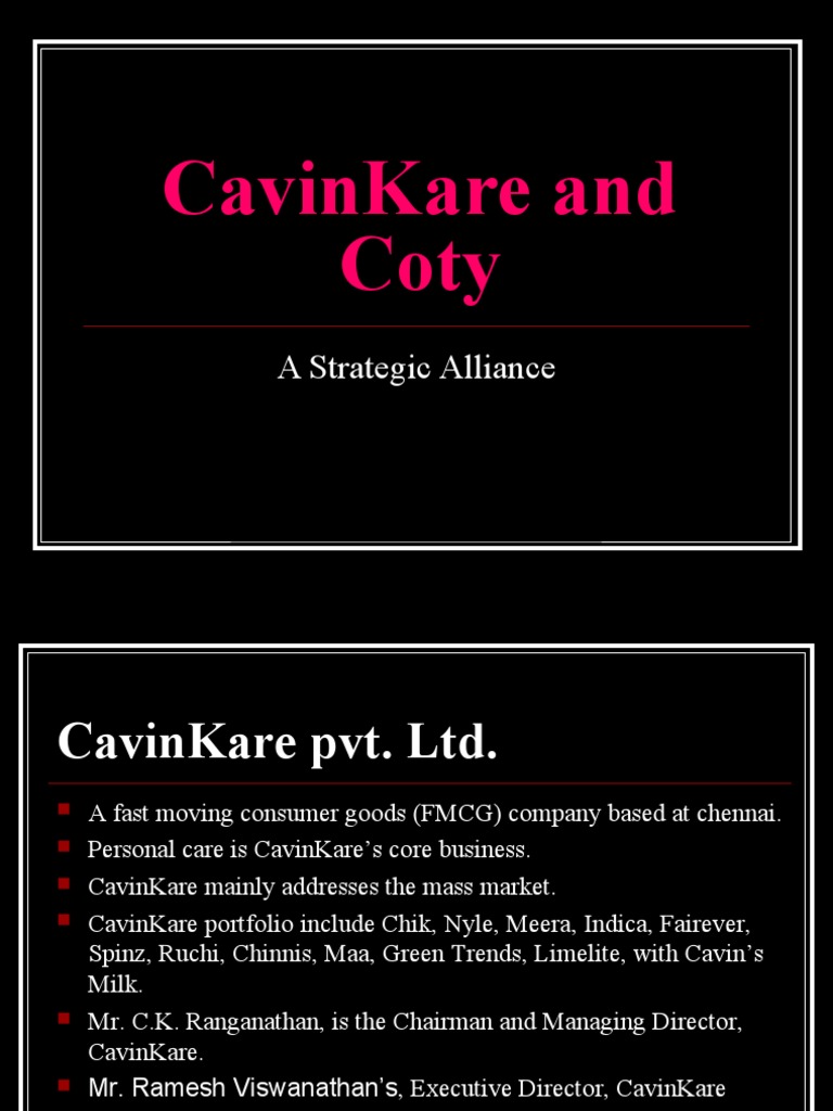 CavinKare and Coty | PDF | Adidas | Brand