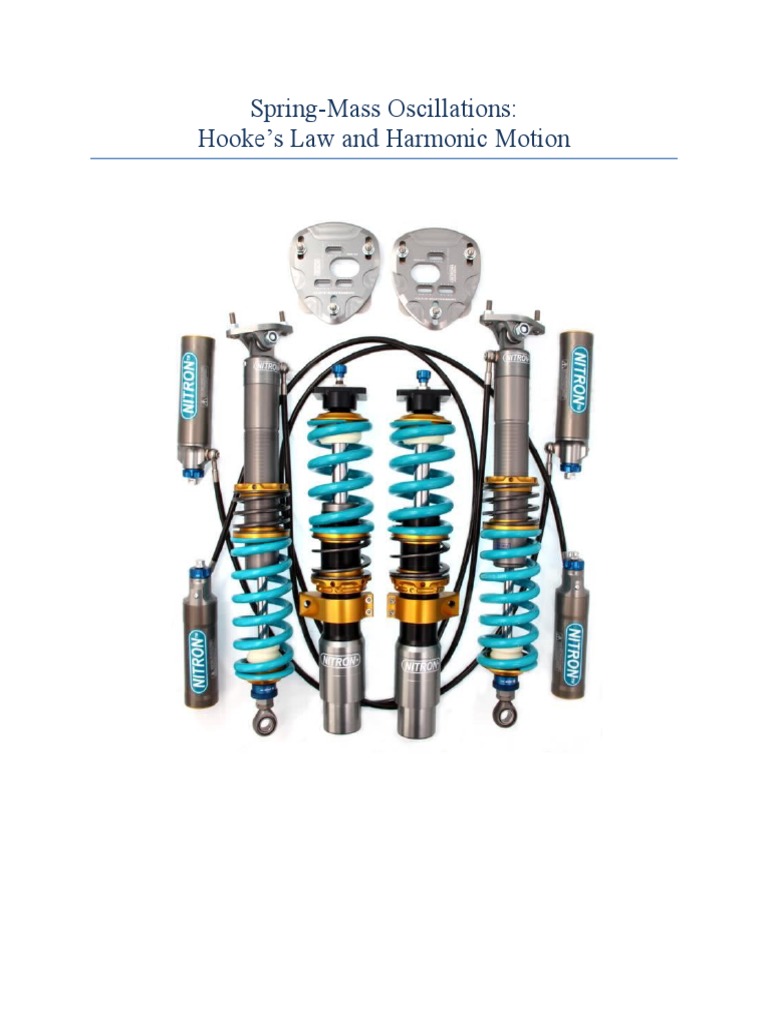 Physics - Spring Oscillations Lab | PDF | Oscillation | Experiment