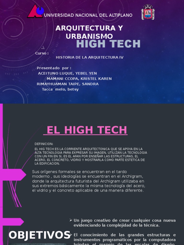 High Tech Grupo Historia | PDF | Medios de arte | Diseño