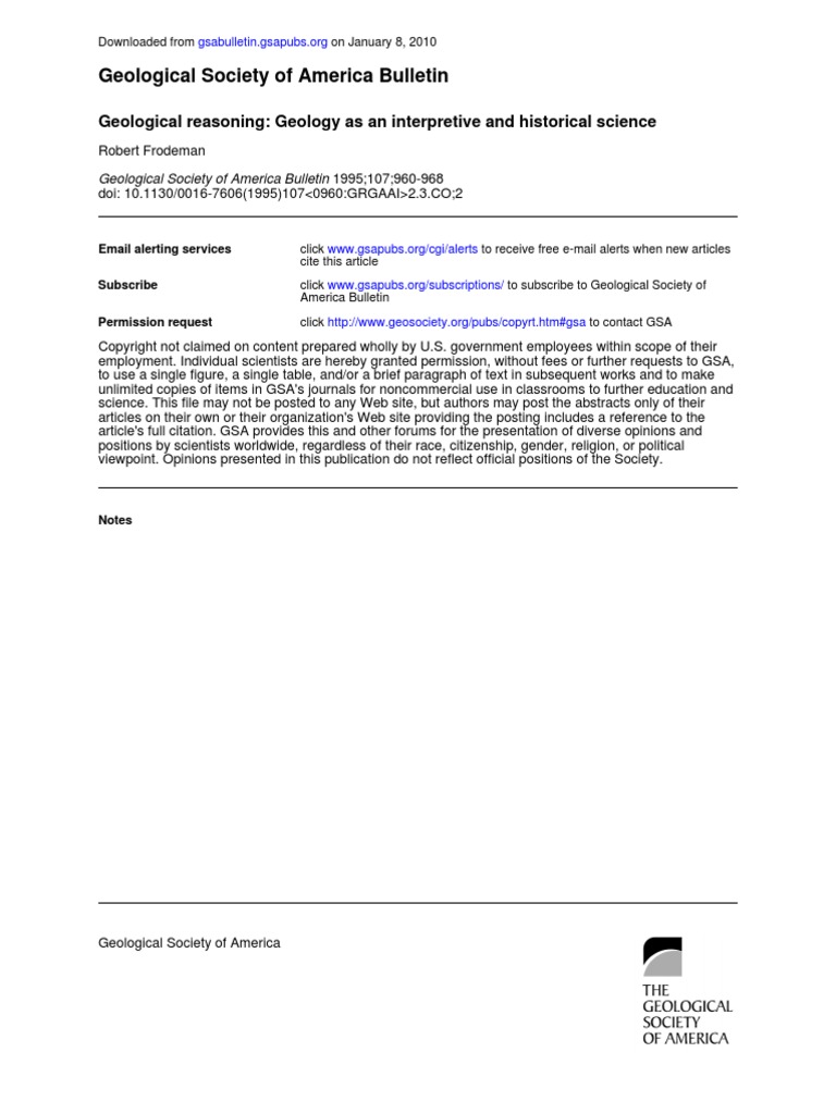 Geology Scientific Method | PDF | Hermeneutics | Analytic Philosophy