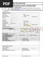 merSETA - Job Application Form | PDF