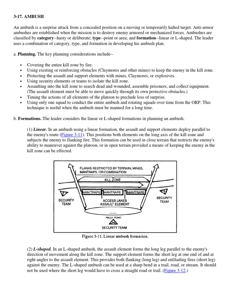 Ambush.pdf | Ambush | Platoon