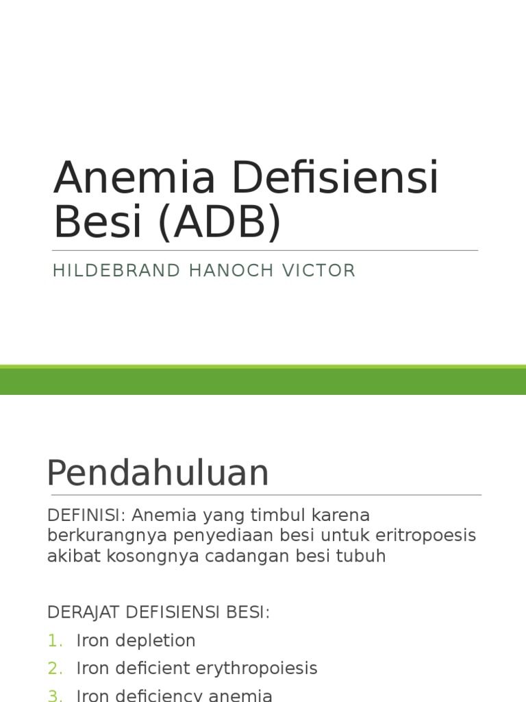 Anemia Defisiensi Besi | PDF