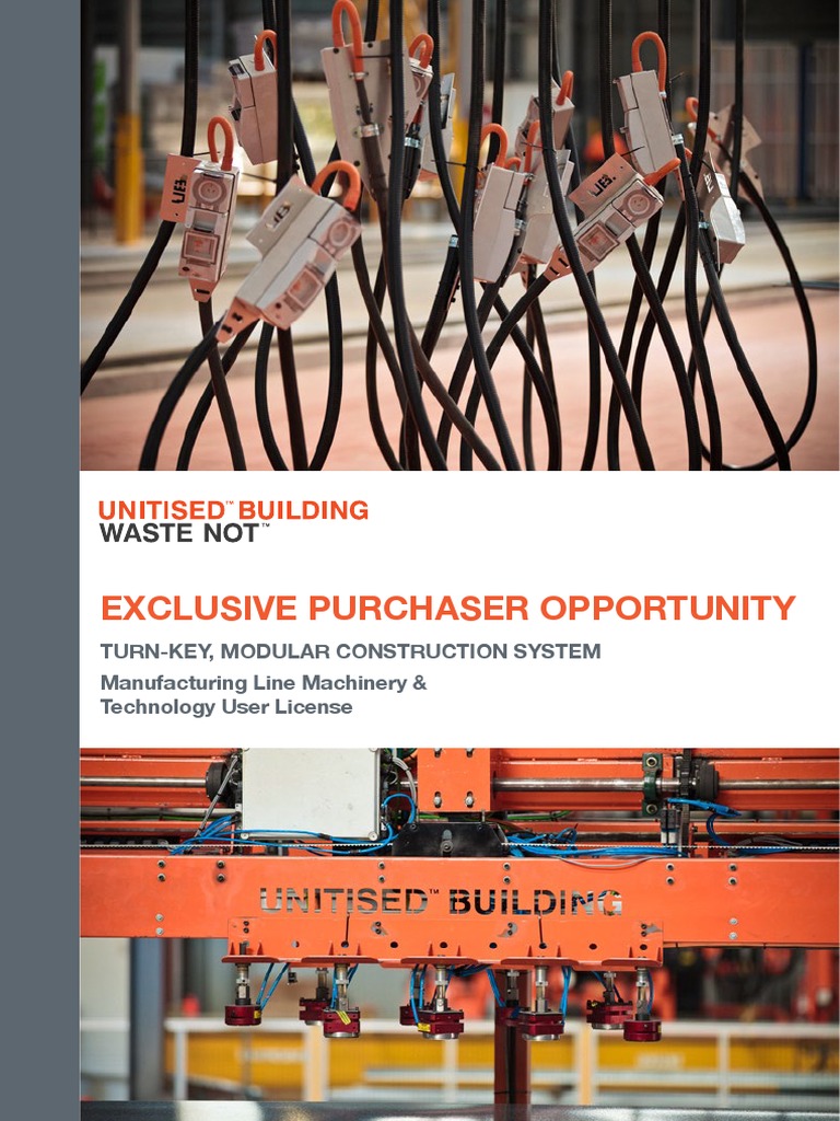 UB Equipment Sale Brochure | PDF | Elevator | Crane (Machine)