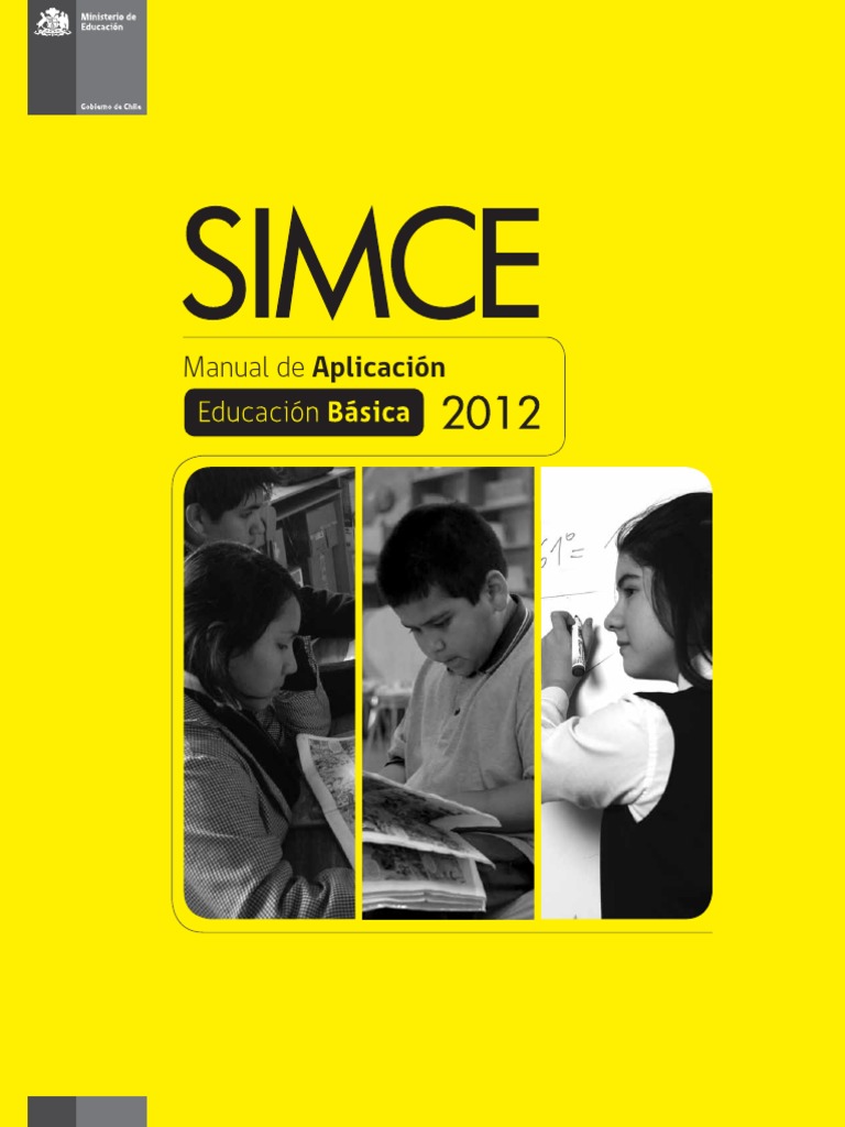 Manual SIMCE Educación Básica 2012 | PDF | Cuestionario | Educación ...