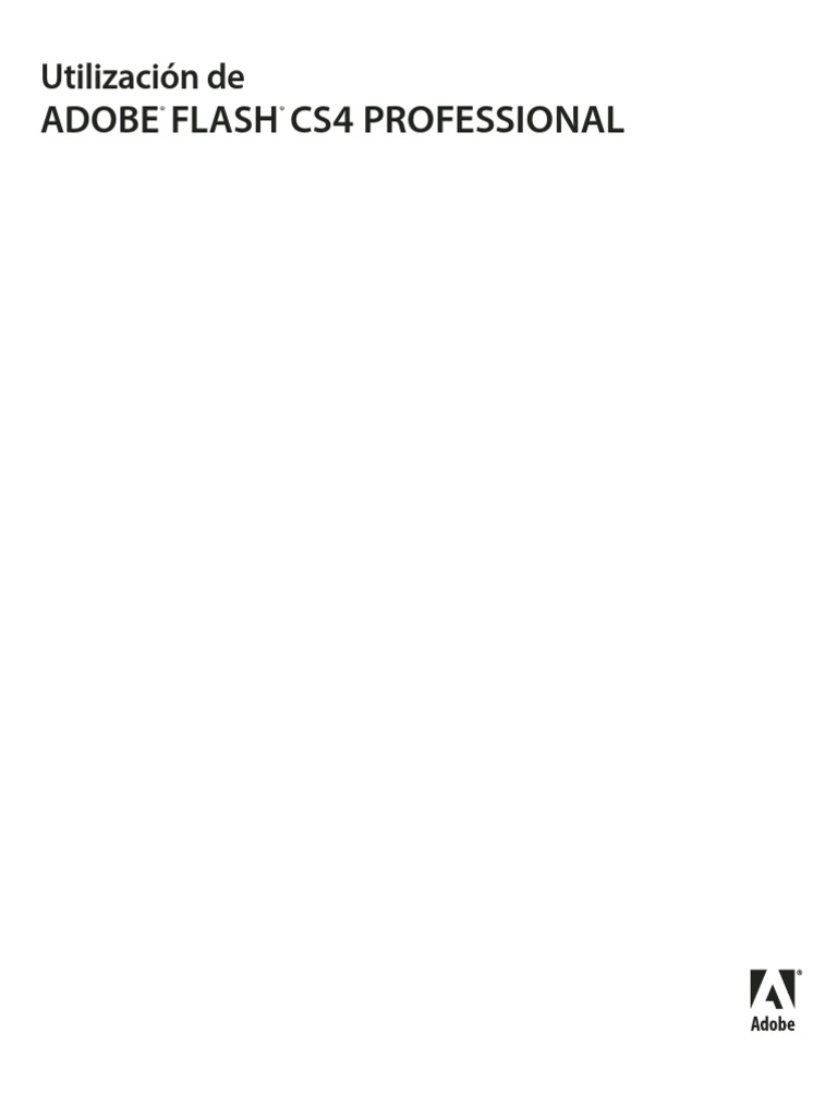 Flash CS4 Professional | PDF | Multimedia | Apache Flex