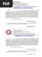 Panunumpa NG Lingkod Bayan | PDF