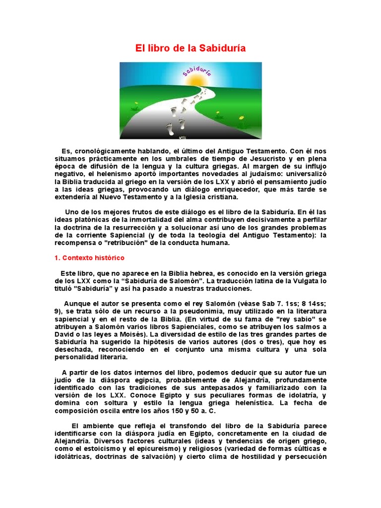 Libro de La Sabiduría