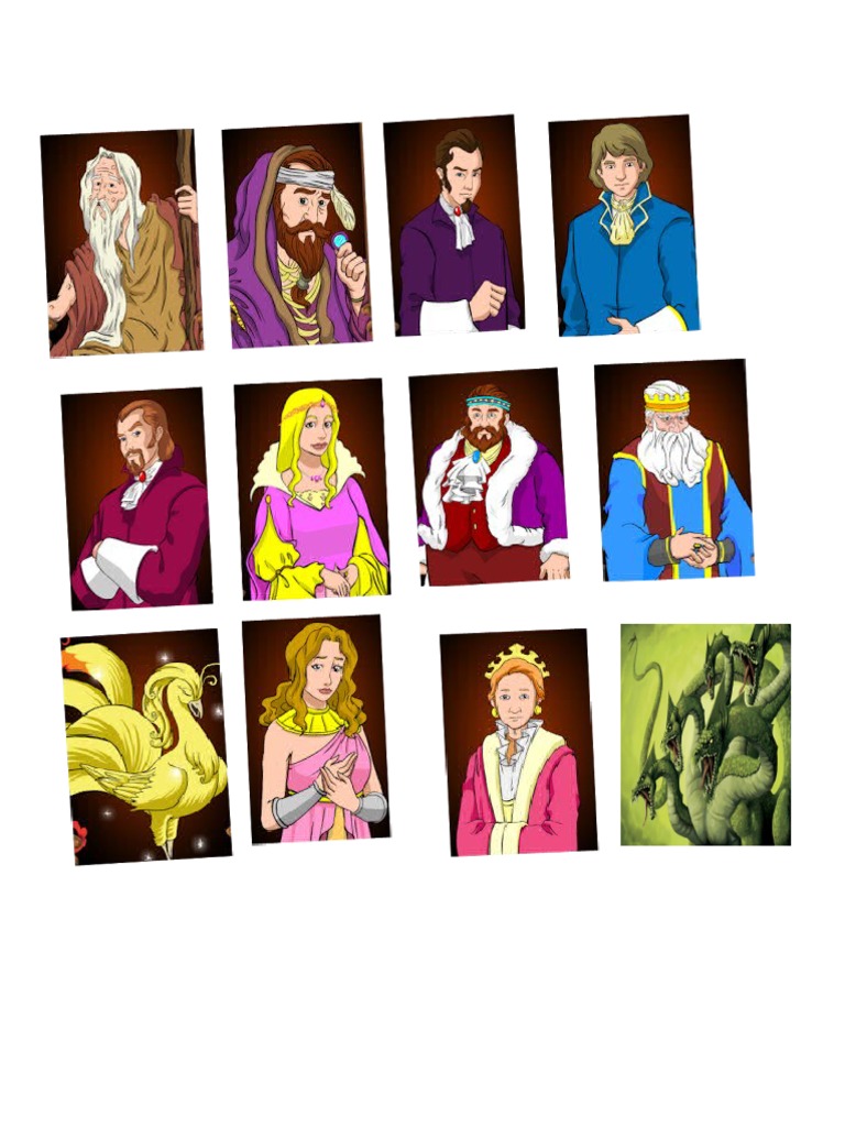 Mga Pangunahing Tauhan Sa Ibong Adarna | PDF