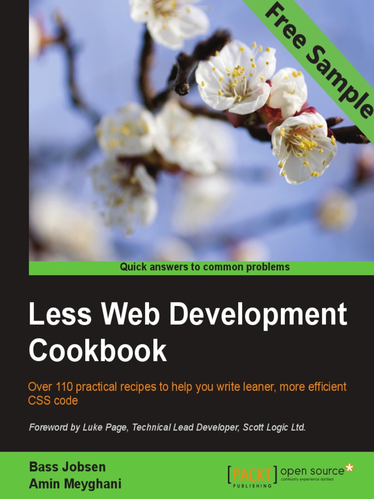 Less Web Development Cookbook Sample Chapter | PDF | Cascading Style ... Less Web Development Cookbook Sample Chapter | PDF | Cascading Style ...