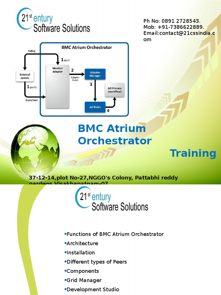 BMC Atrium Orchestrator Training 21st Century +917386622889 | PDF
