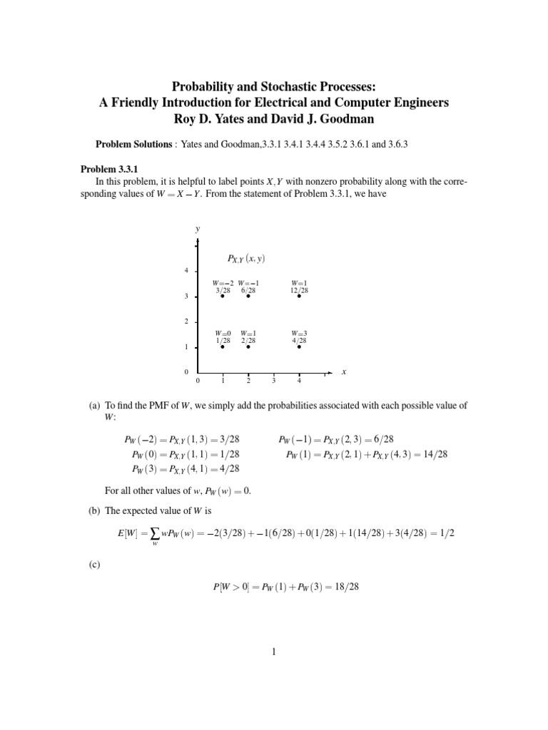 Probability and Stochastic Processes: A Friendly Introduction | PDF ...