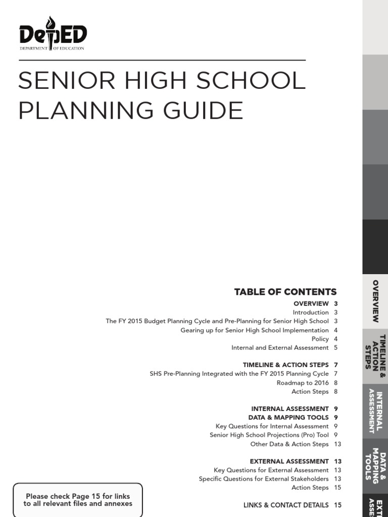 SHS Planning Guide | PDF | Secondary School | Stakeholder (Corporate)