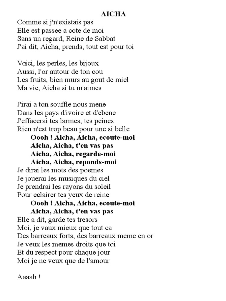 Aicha | PDF