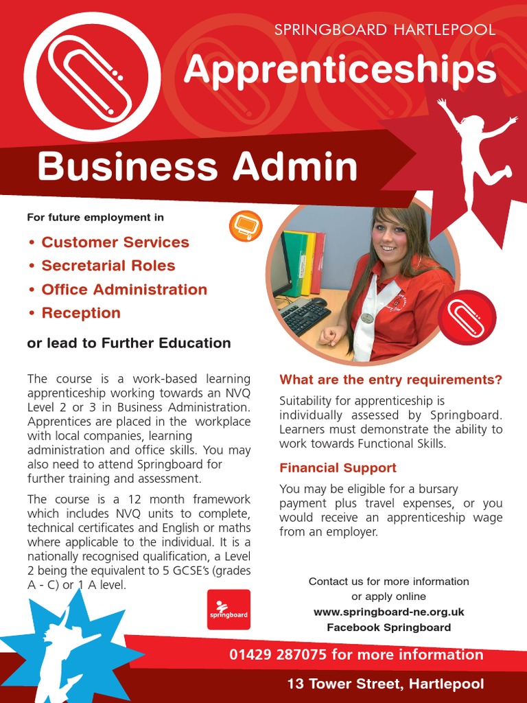 Business Admin Apprenticeship | PDF