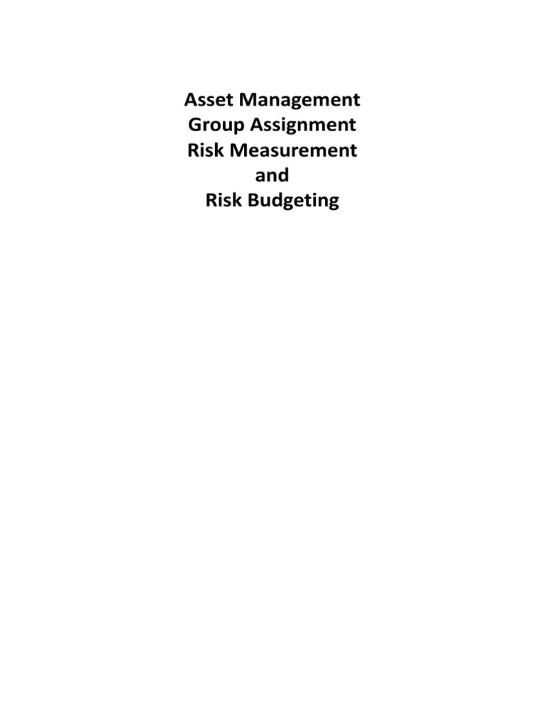 VaR Calculation Methods and Analysis | PDF | Value At Risk | Volatility ...
