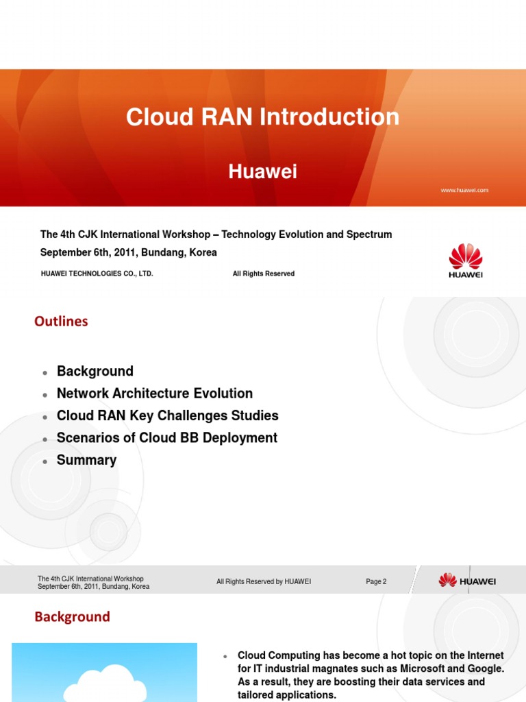 3-2 Cloud-RAN | PDF | Cloud Computing | Wireless