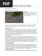 Location Recce (Template) | PDF