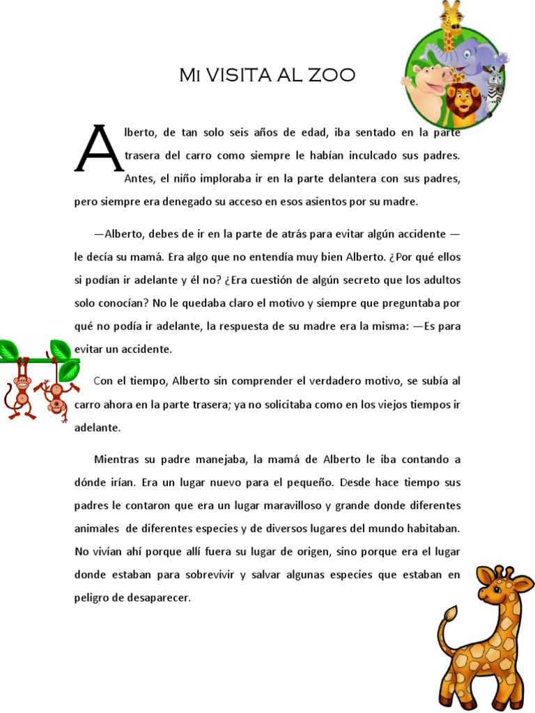 Mi visita al Zoológico | Tigre | León