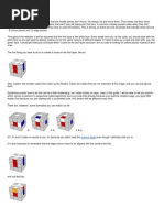 Rubik'S Cube Solution: Printable Cheat Sheet: Step 1: Cross Step 2 ...