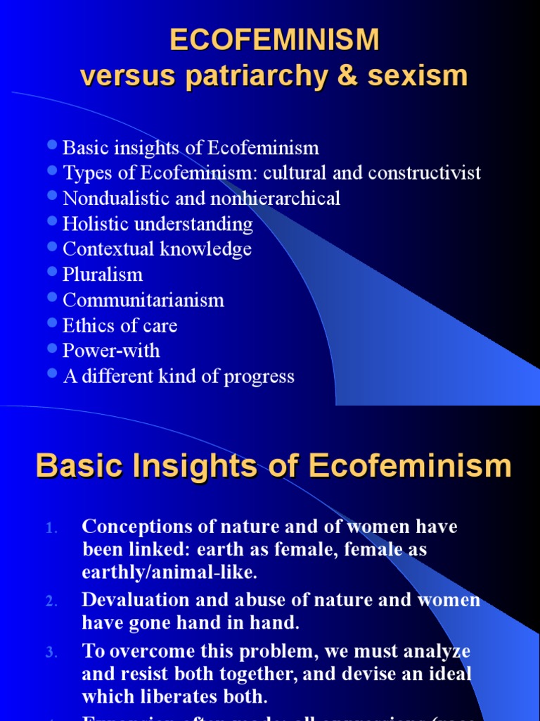 Eco Feminism | Download Free PDF | Ecofeminism | Femininity