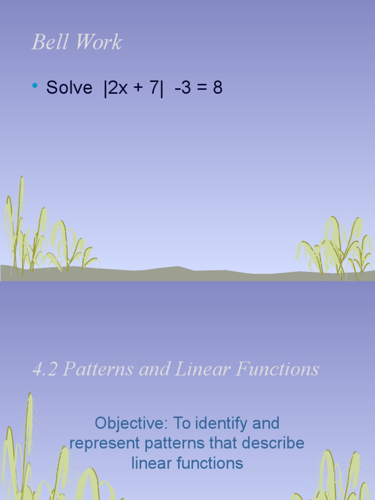 Algebra 1: Linear Functions Basics | PDF | Science & Mathematics