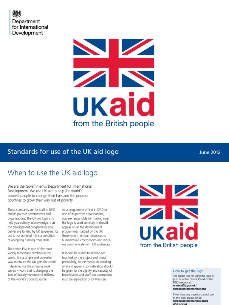 Standards for Use of the UK Aid Logo | Department For International ...