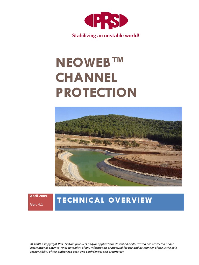 Neoweb Channel Protection Systems-V00 | PDF | Concrete | Civil Engineering