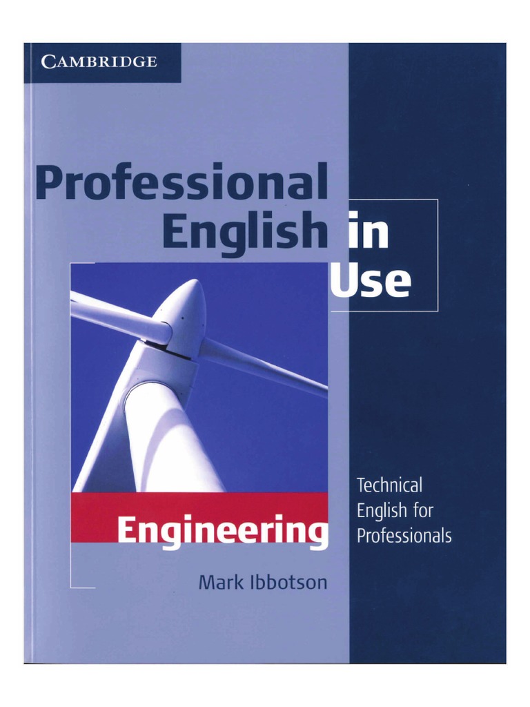 Professional English in Use Engineering | PDF