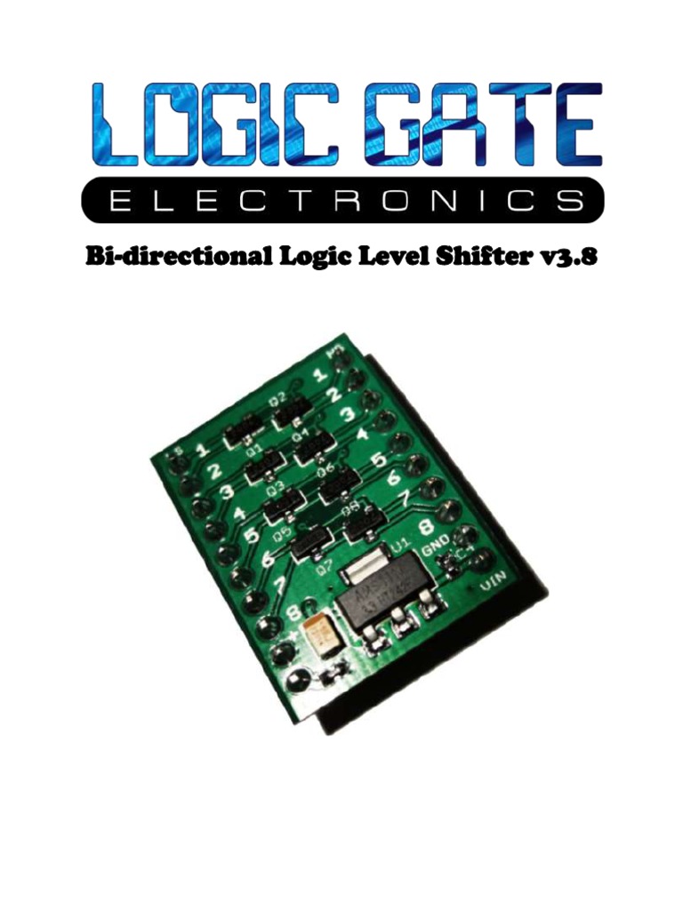Bi-Directional Logic Level Shifter v3.8 | PDF