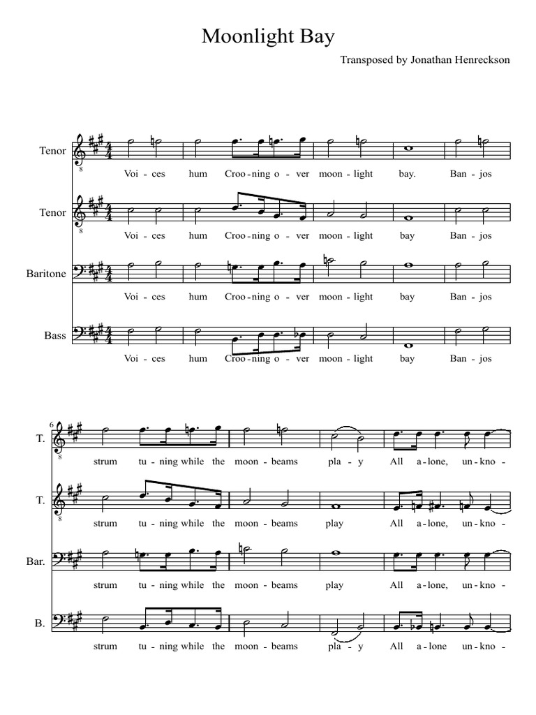 Moonlight Bay | Compositions | Pitch (Music)