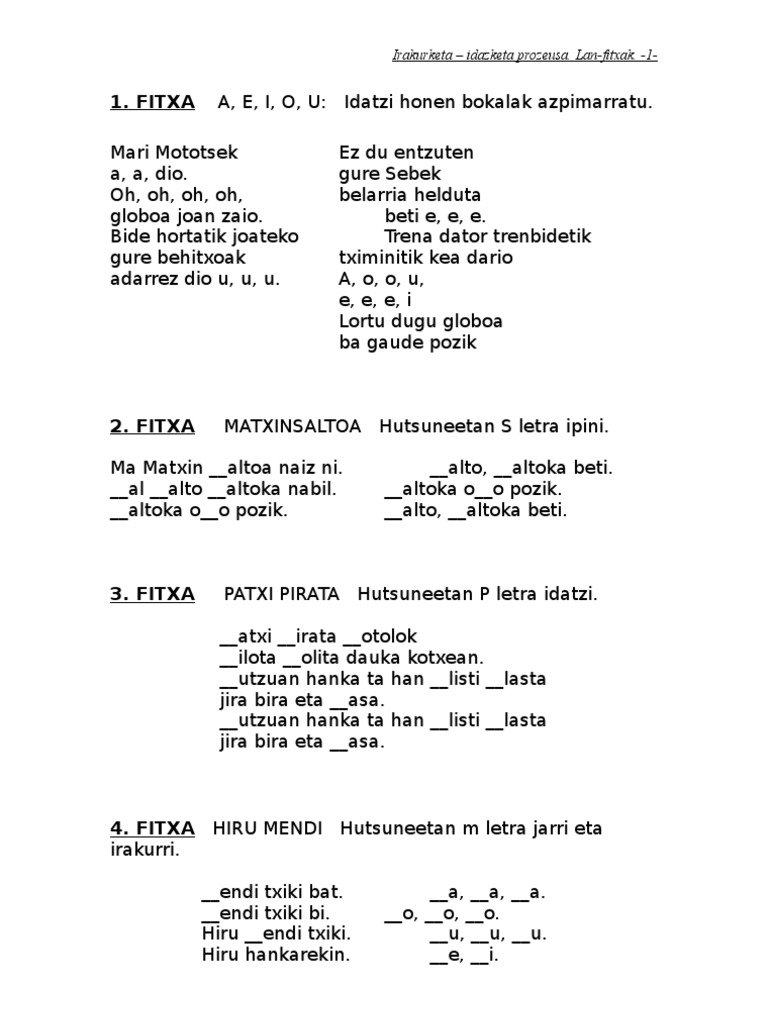 100 Lan-Fitxak II | PDF