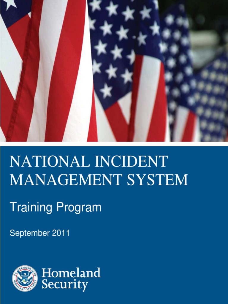 NIMS Training Program Overview 2011 | PDF | Incident Command System | Emergency Management