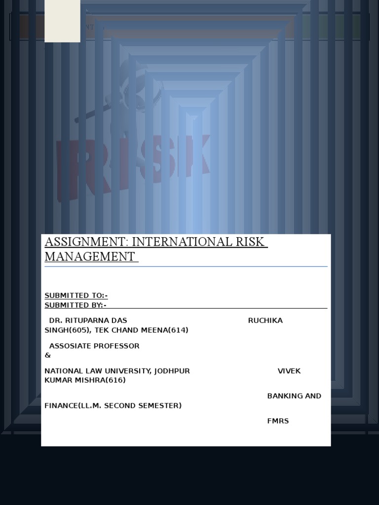 Financial Risk Management | PDF | Capital Requirement | Risk