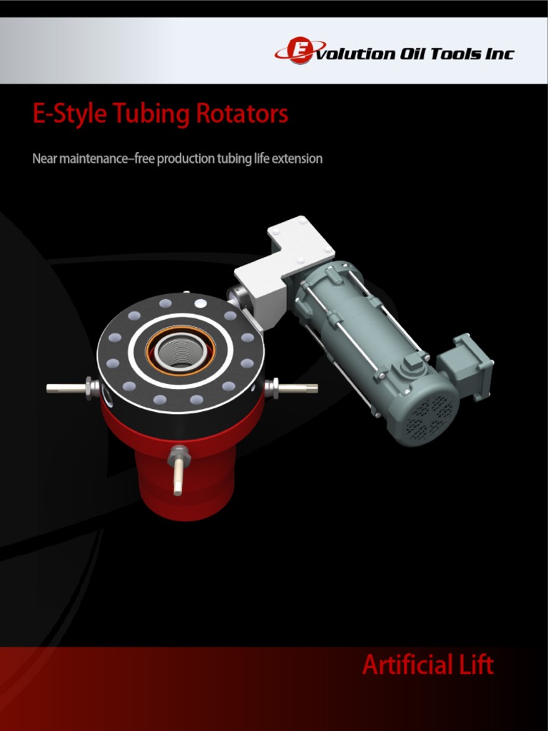 E-Style Tubing Rotator Brochure | PDF | Pump | Industries