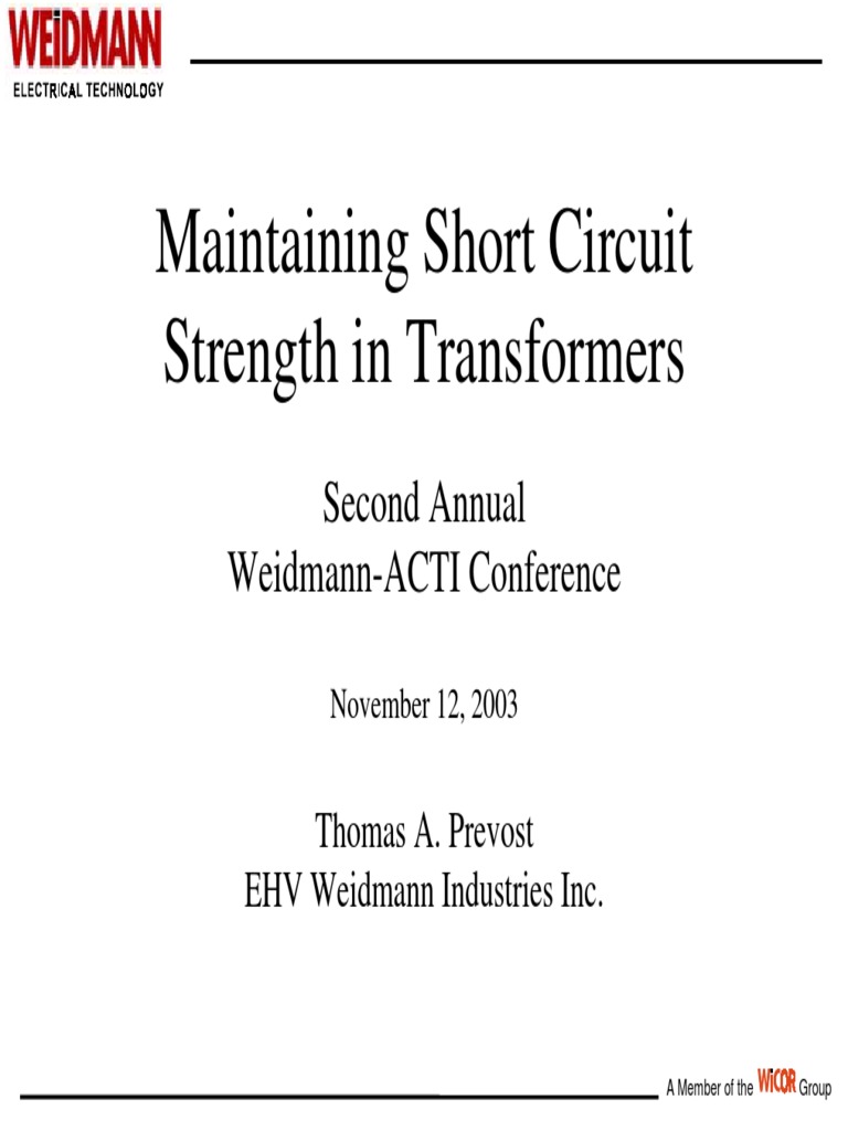 Transformer Short Circuit Strength Maintenance | PDF | Building ...