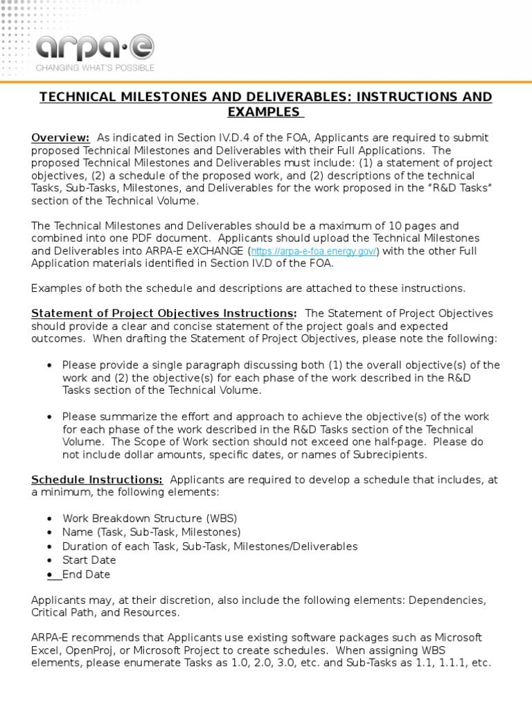Technical Milestones & Deliverables | PDF | Business | Computing And ...