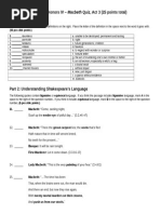 Macbeth Act 3 - Annotated | PDF | Macbeth | Shakespearean Tragedies