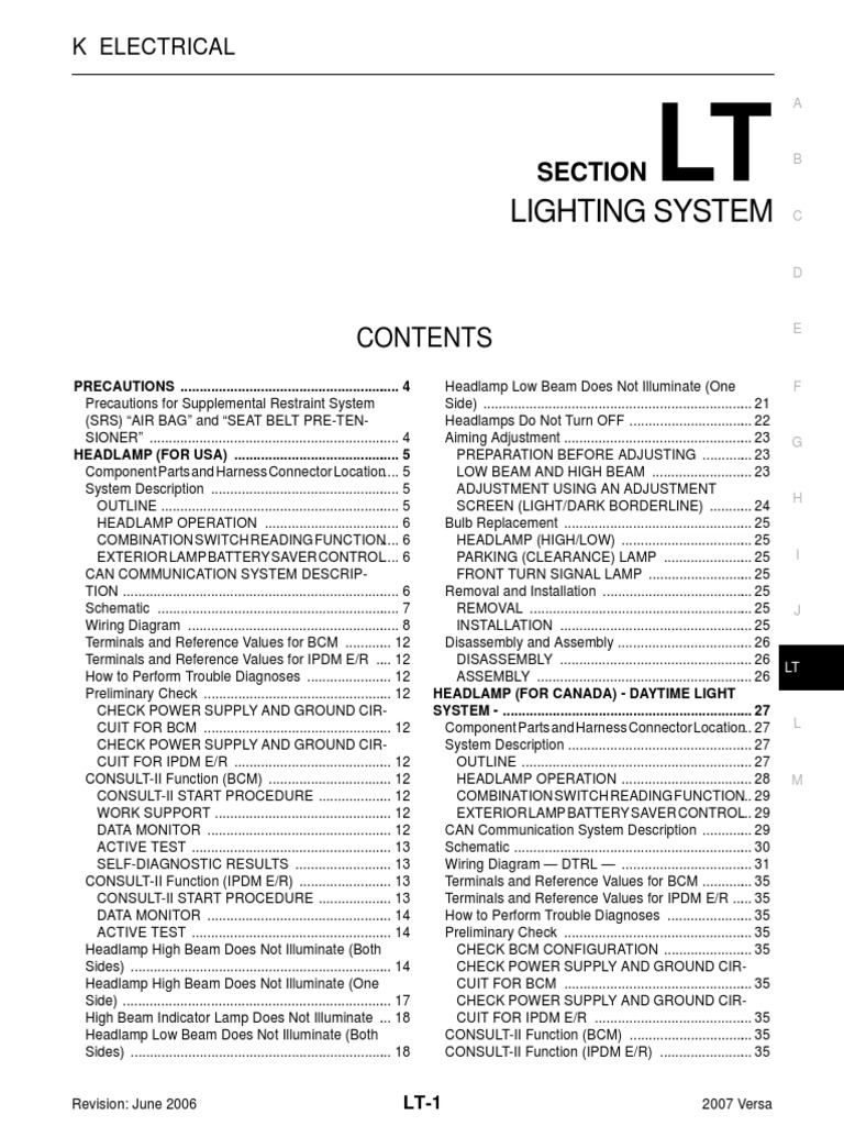 LT89 | PDF | Headlamp | Airbag