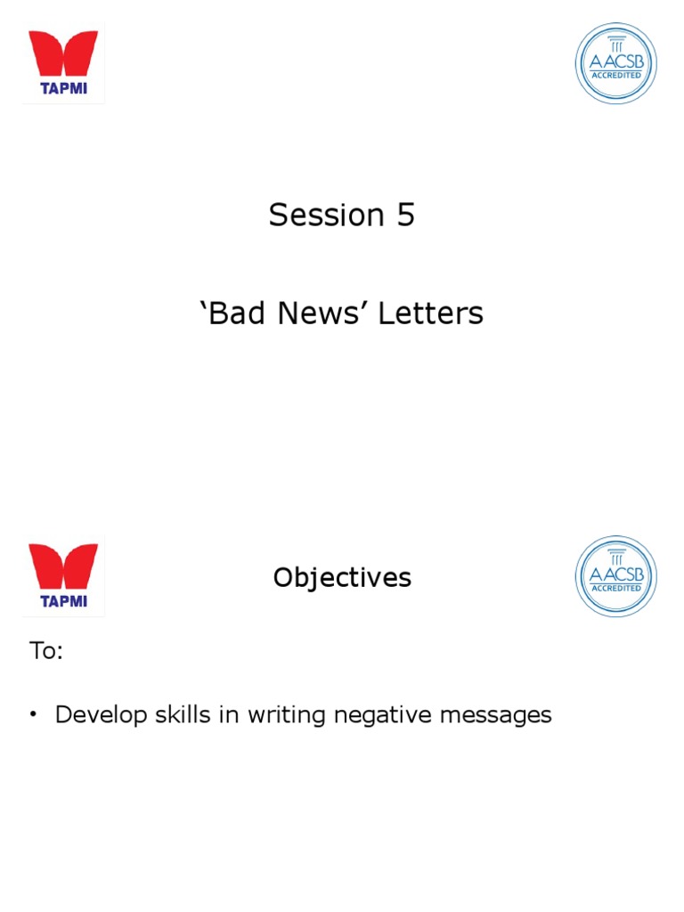 Bad News Letters | PDF | Linguistics | Communication
