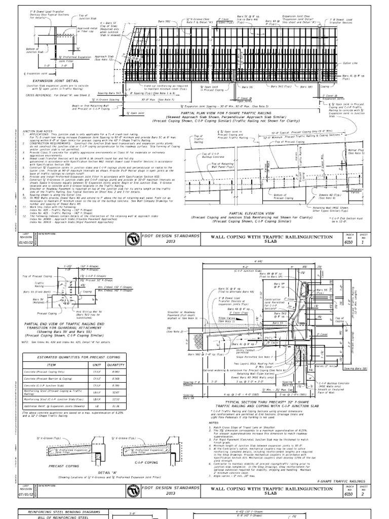 Moment Slab for road barriers | Precast Concrete | Road Surface
