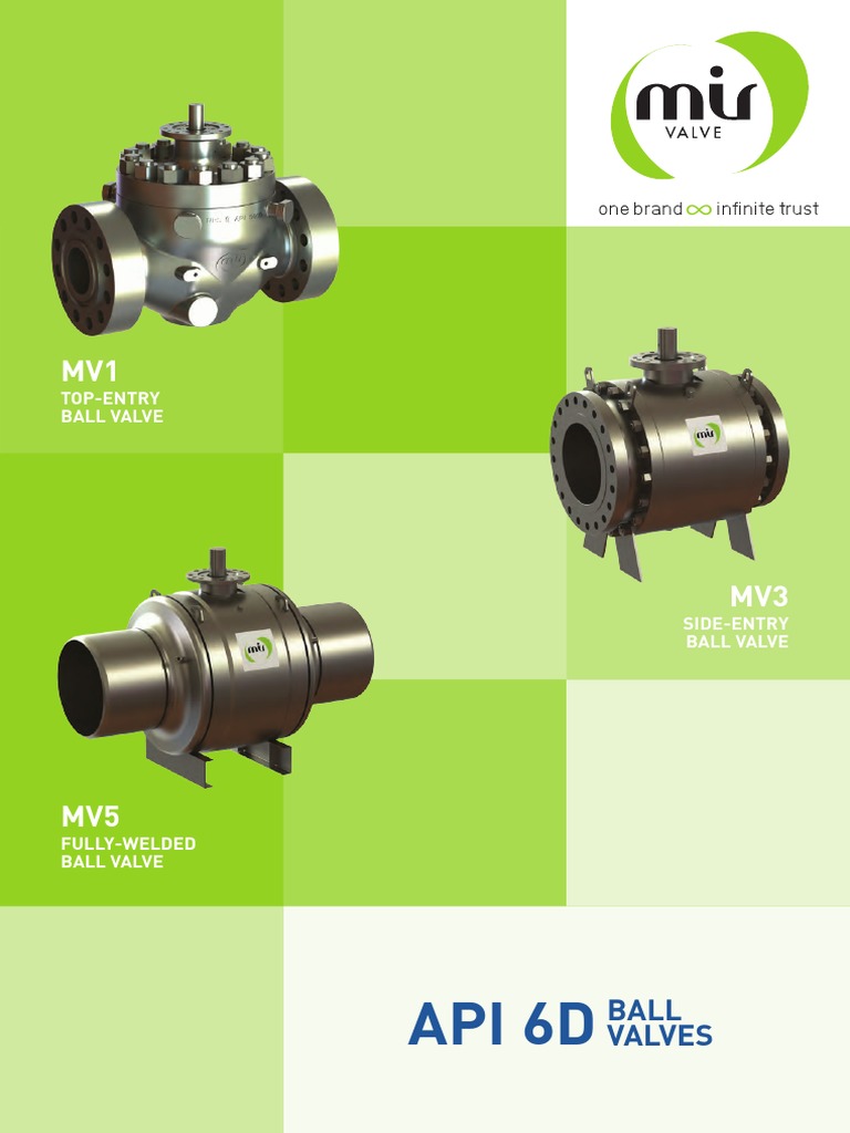 MIR VALVE API 6D Ball Valve Catalogue Rev2 Feb. 2014 | Download Free ...