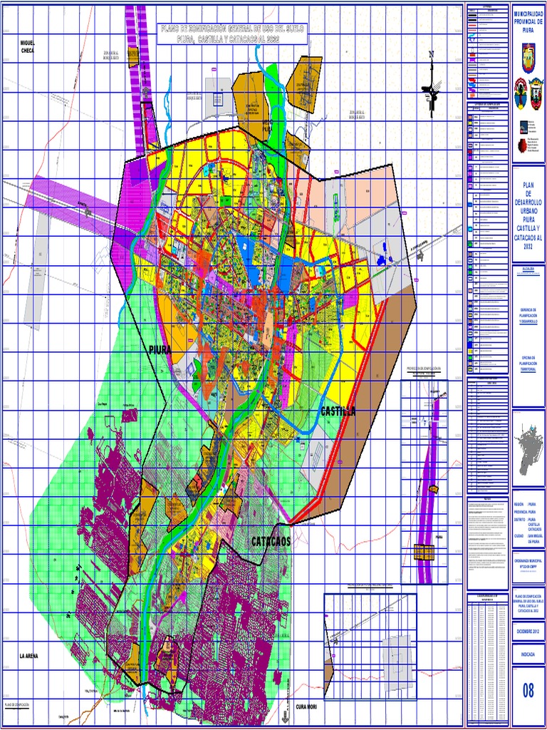 08-Plano Zonificacion General Del Uso Del Suelo de Piura Castilla y Catacaos Al 2032 Modificado